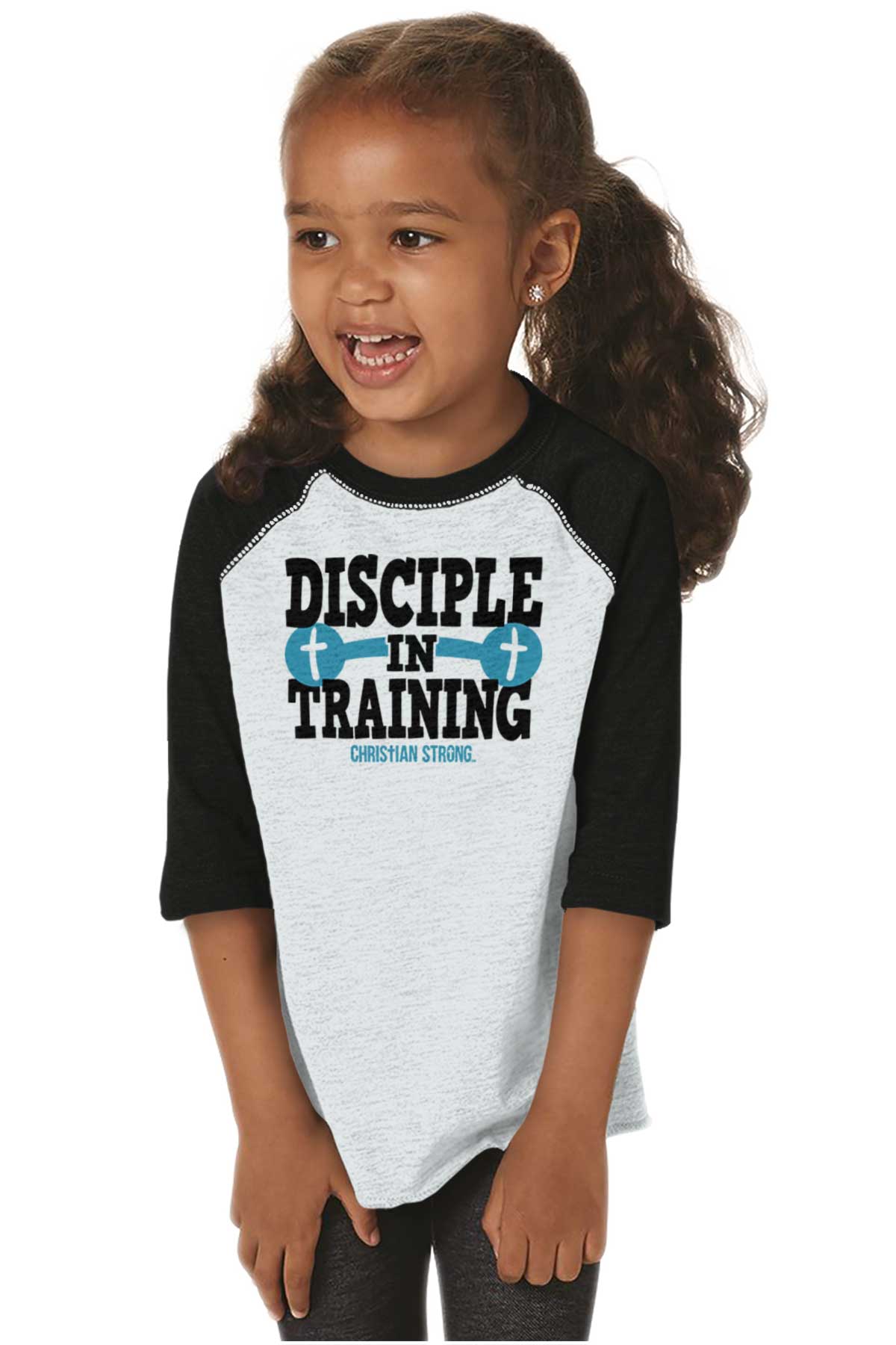 Disciple In Training Baseball Fine Jersey 3/4 Sleeve Tee | – Christian ...