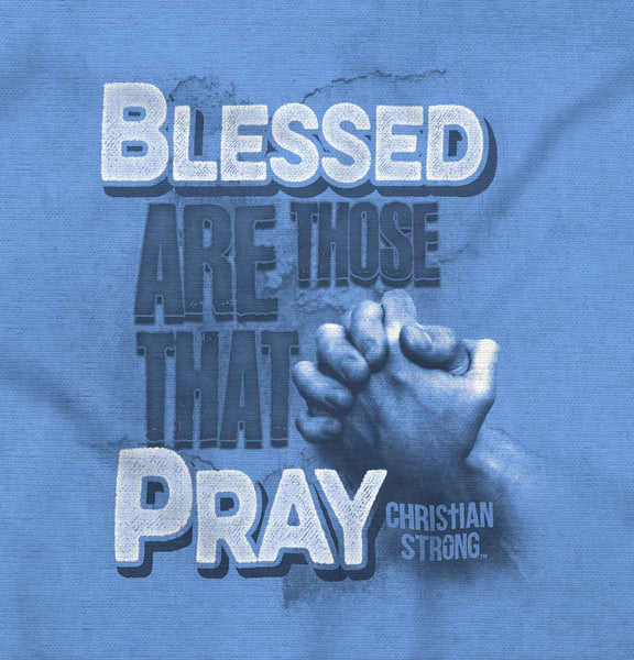Blessed Pray Heavy Cotton Tee | – Christian Strong