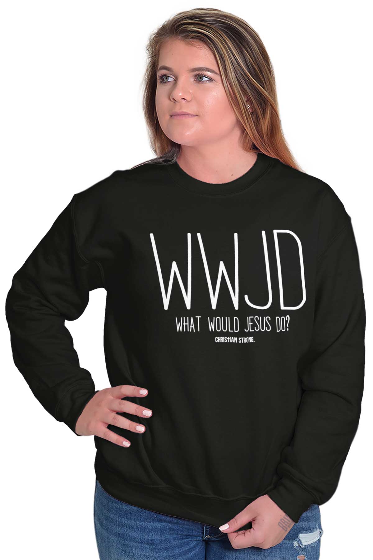 WWJD Sweatshirt | – Christian Strong