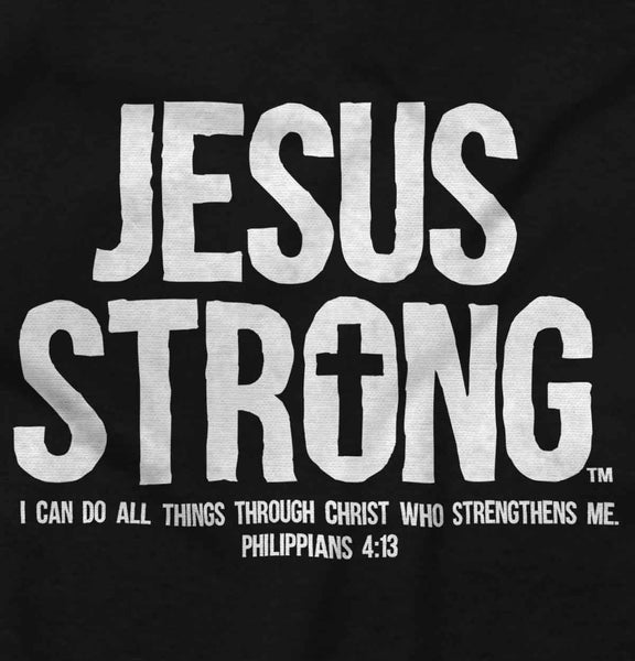 Jesus Strong Full Zip Hooded Sweatshirt | – Christian Strong