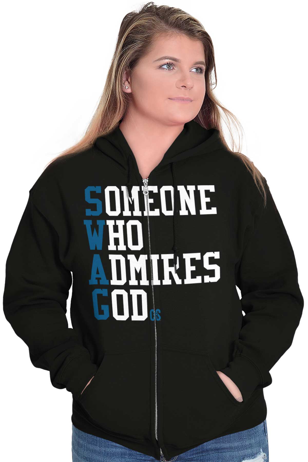 SWAG Full Zip Hooded Sweatshirt | – Christian Strong