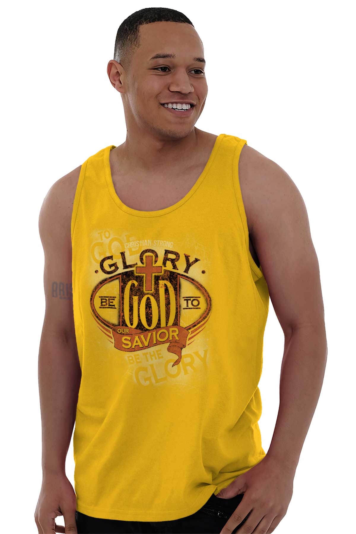 Glory to God Christian Tank Top Christian Strong