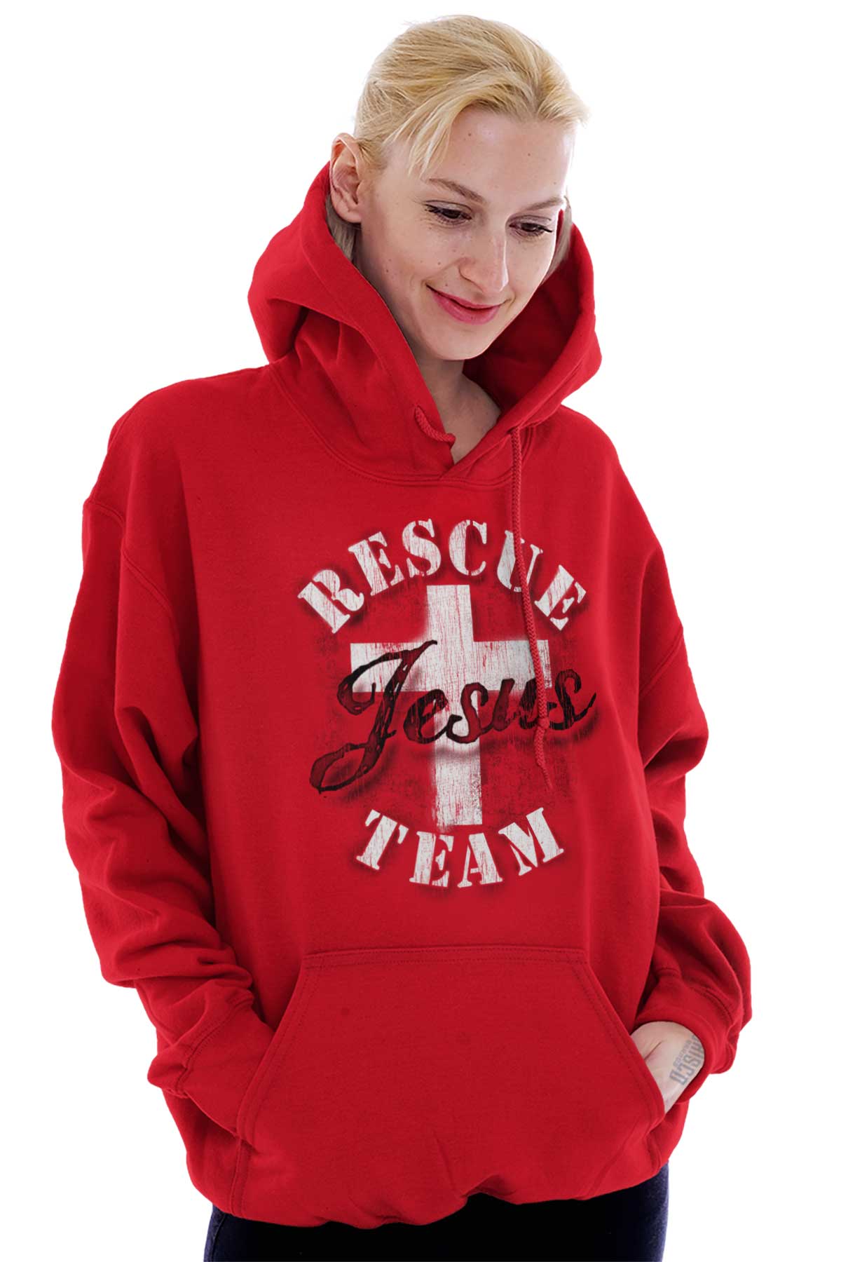 Rescue Team Pullover Hooded Sweatshirt | – Christian Strong