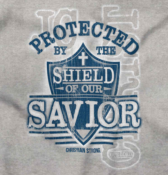 Shield of our Savior Full Zip Hooded Sweatshirt | – Christian Strong