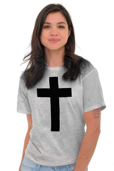 Cross Heavy Cotton Tee | – Christian Strong