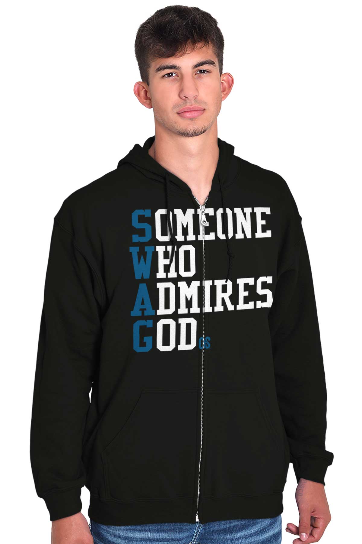 SWAG Full Zip Hooded Sweatshirt | – Christian Strong