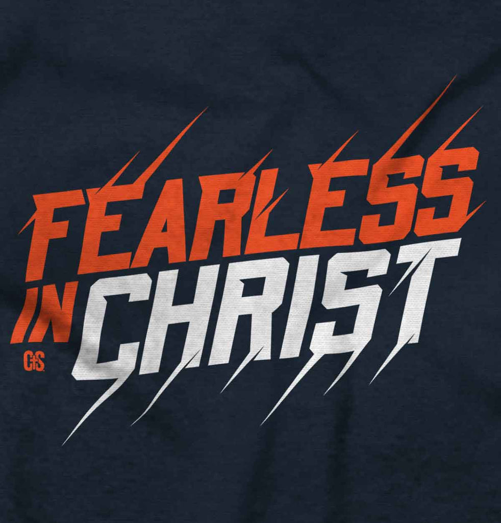 Fearless in Christ Pullover Hooded Sweatshirt |Christian Strong