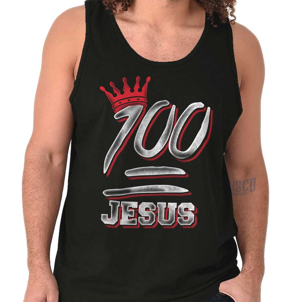 100 Jesus Tank Top Ultra Cotton | – Christian Strong