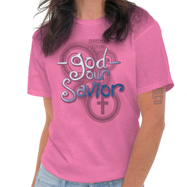 Our Savior Heavy Cotton Tee | – Christian Strong
