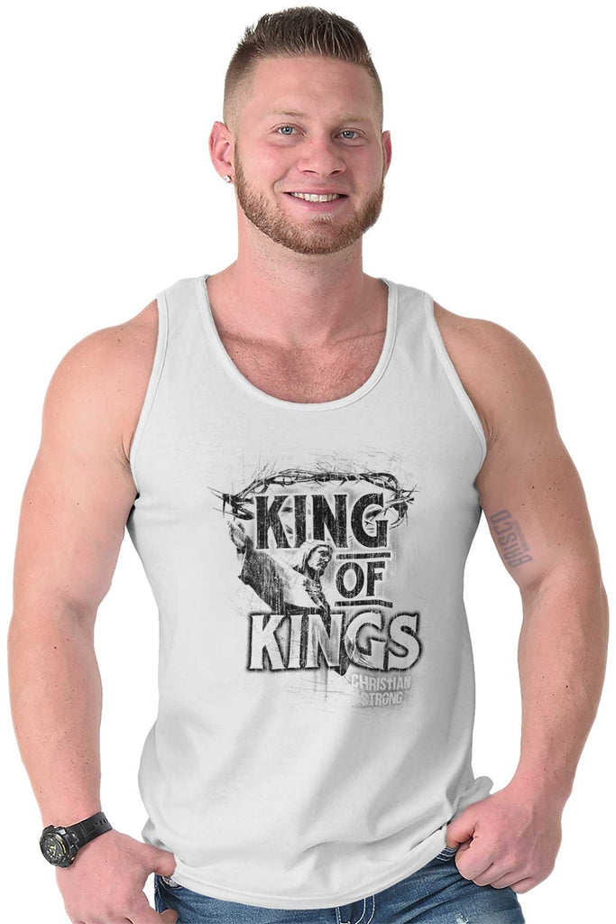 Christ King of Kings Tank Top Ultra Cotton | – Christian Strong