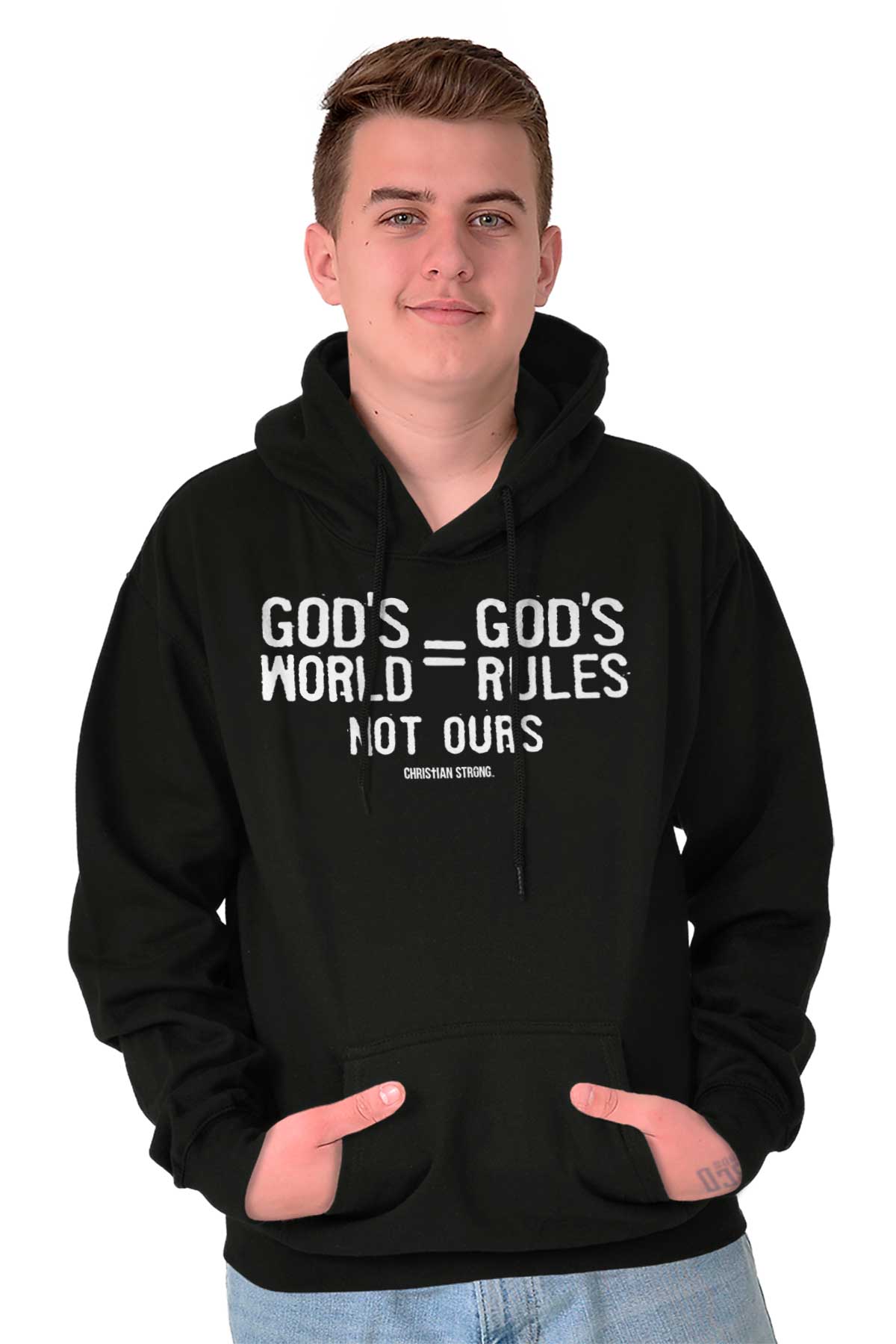 God's World Pullover Hooded Sweatshirt | – Christian Strong