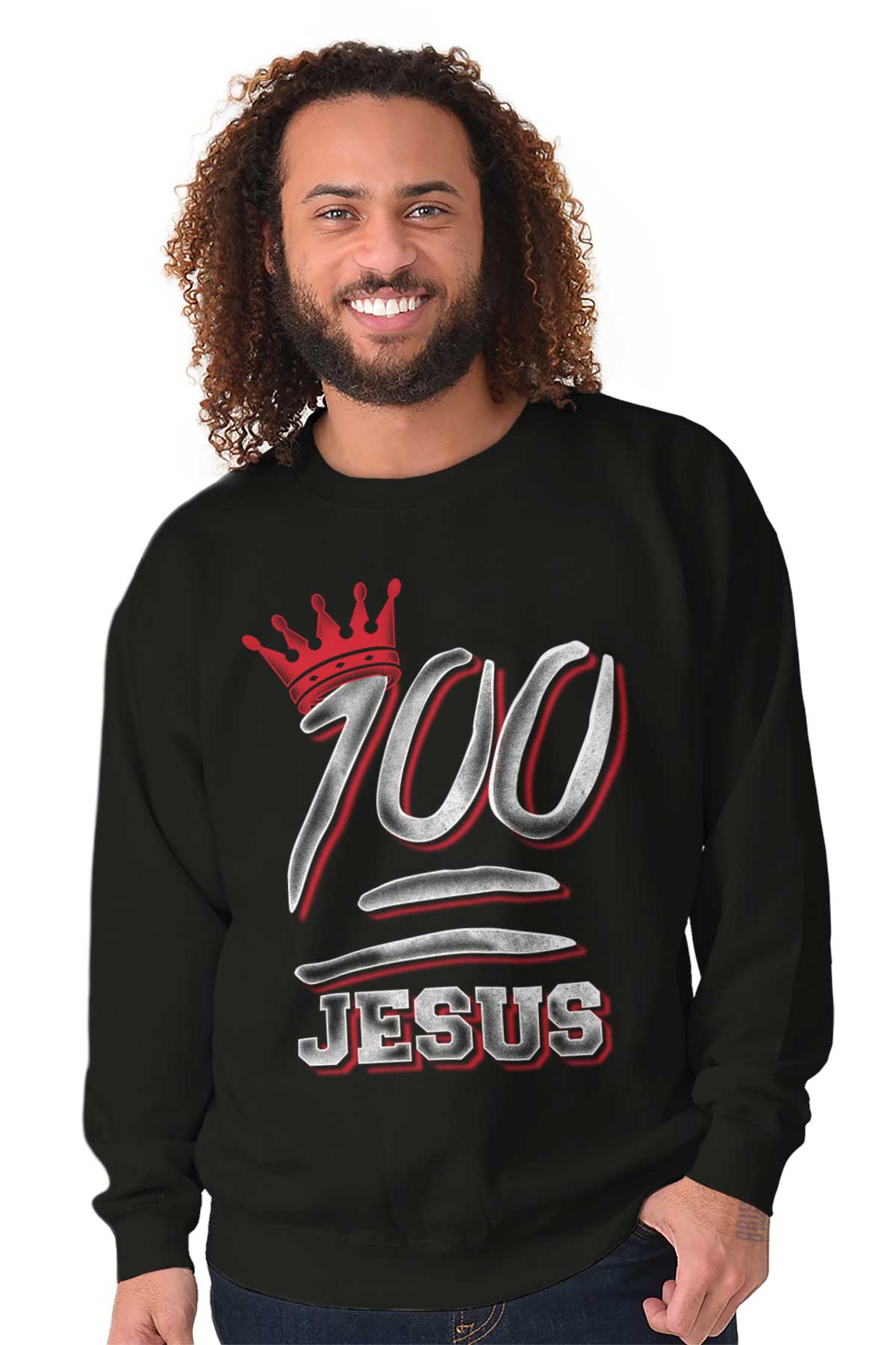100 Jesus Sweatshirt | – Christian Strong