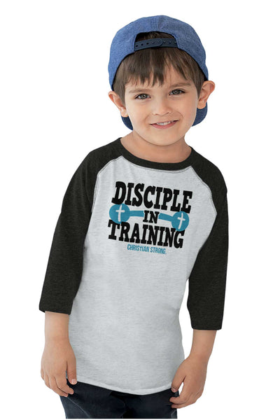 Disciple In Training Baseball Fine Jersey 3/4 Sleeve Tee | – Christian ...