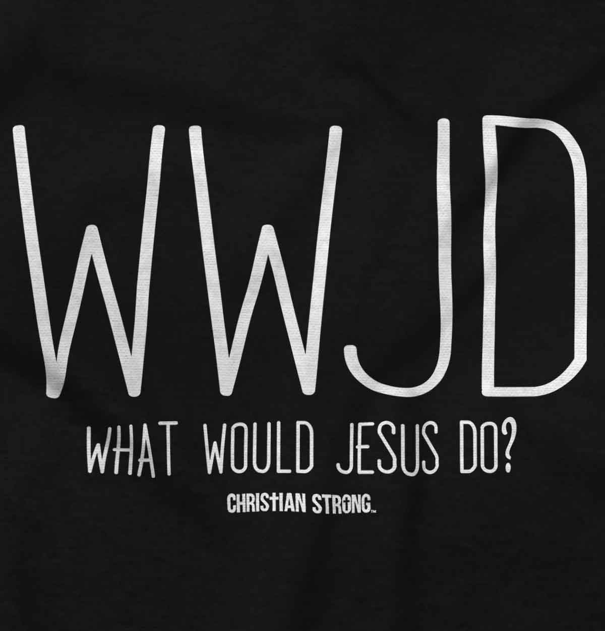 WWJD Pullover Hooded Sweatshirt | – Christian Strong