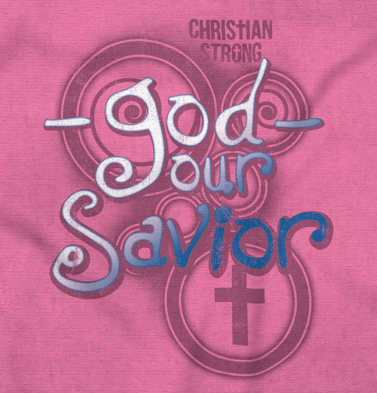 Our Savior Heavy Cotton Tee | – Christian Strong